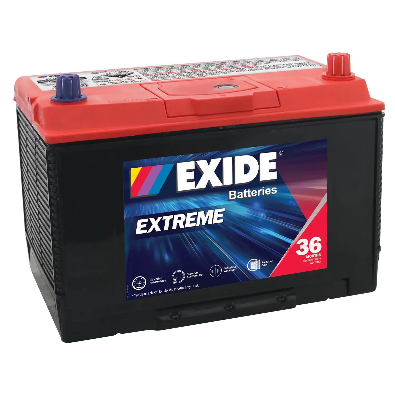 Exide Extreme XN70ZZLMF 12 Volt Battery 830CCA – The Battery Club